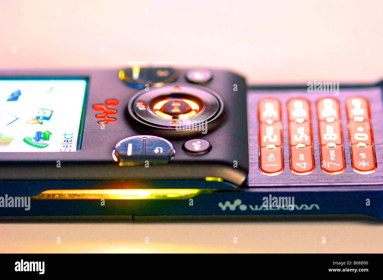 a mobile phone with internet connection Stock Photo - Alamy