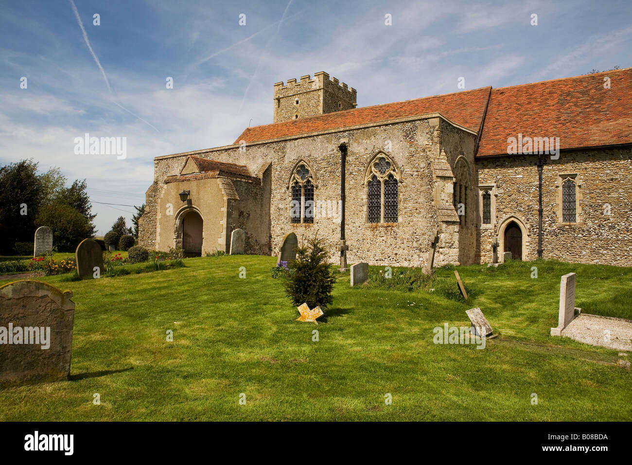 All Saints' church Graveney Kent Stock Photo - Alamy