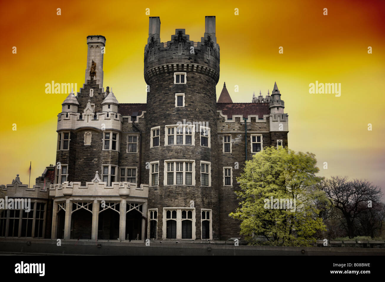Casa Loma a castle in Toronto Stock Photo - Alamy
