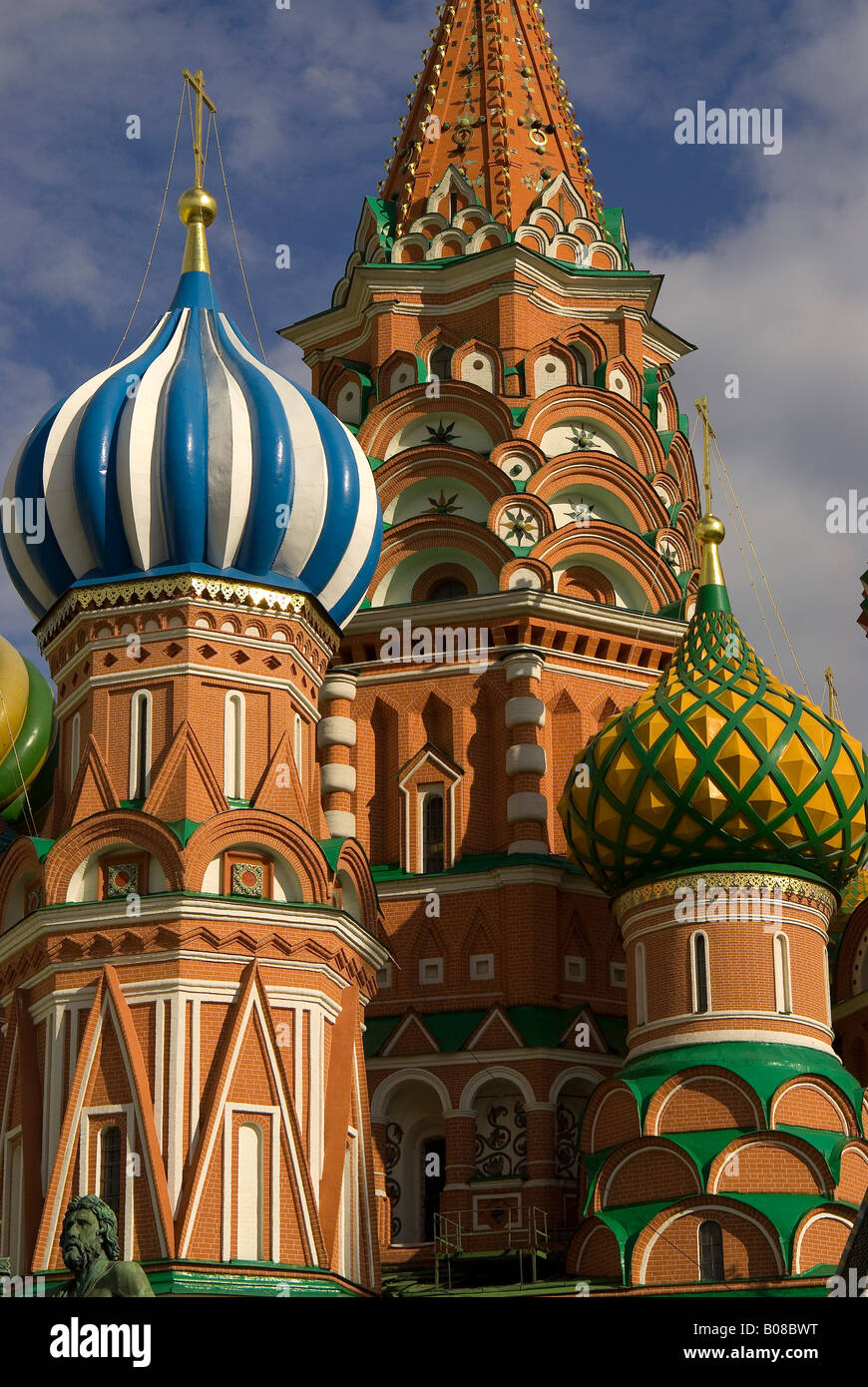 Russia. Moscow. Red Square. St. Basil's Cathedral Stock Photo - Alamy