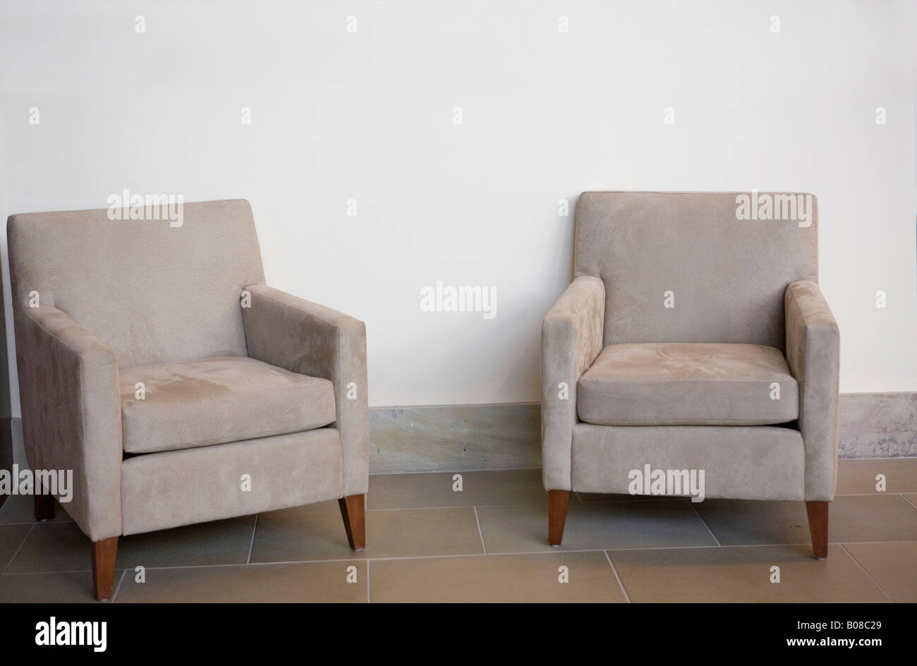 Two empty chairs Stock Photo - Alamy