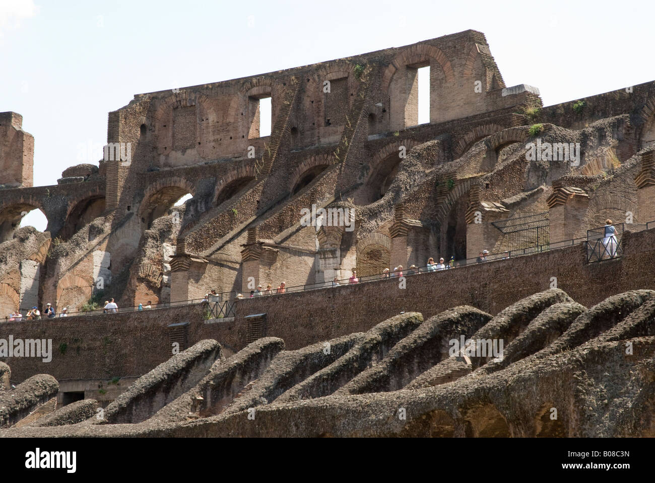 Colosseum, Colosseo, Rome. The seating tiers Stock Photo - Alamy