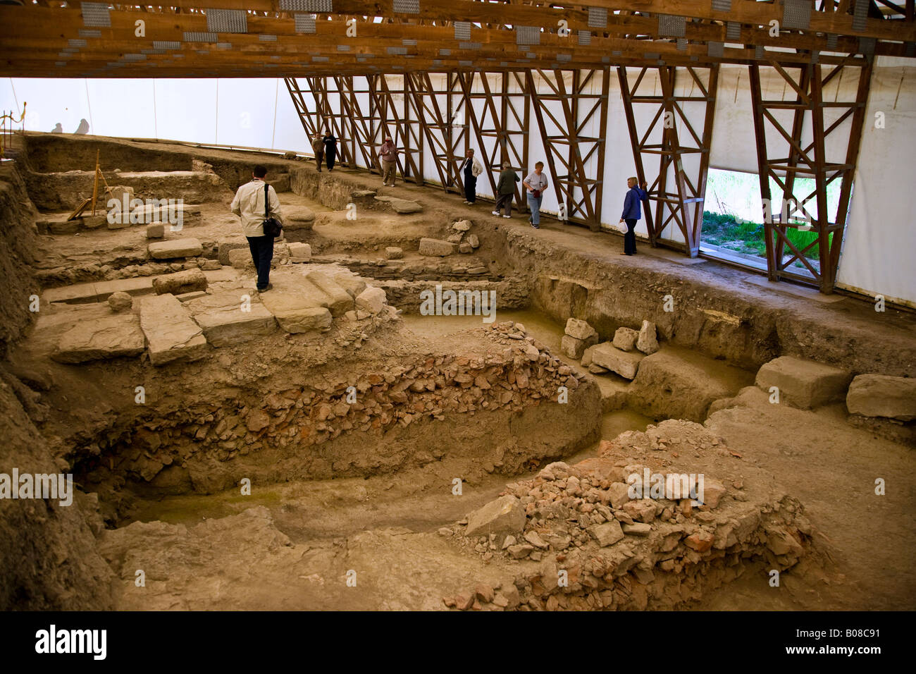 The Viminacium Archaeological Site in Kostolac, Serbia. This site is of ...