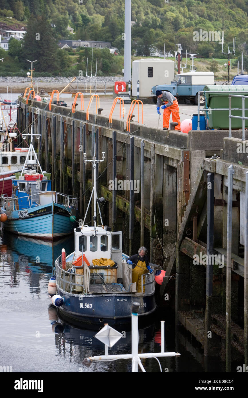 Ullapool harbour, Ullapool, Wester Ross, Scotland Stock Photo - Alamy