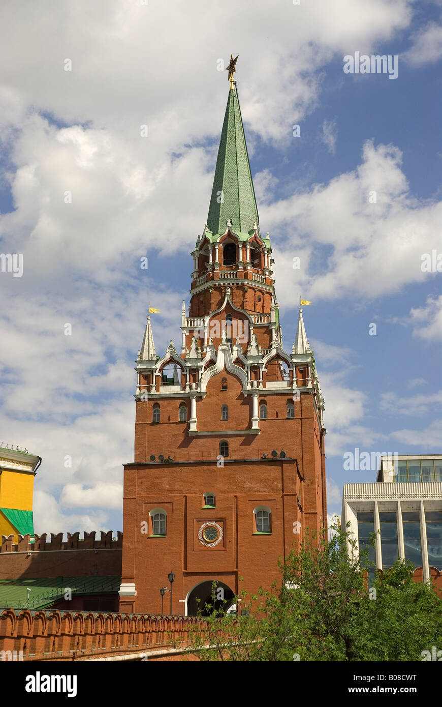 Russia. Moscow. Kremlin. Trinity Gate tower Stock Photo - Alamy