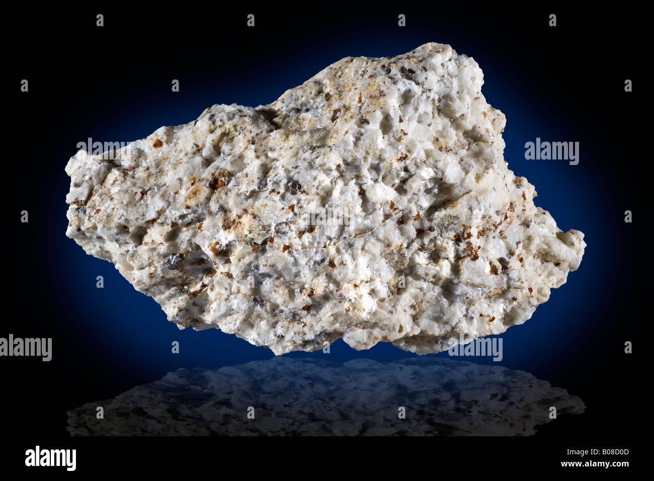 Hydrozincite in White Light Sterling Mine Ogdensburg NJ Stock Photo - Alamy