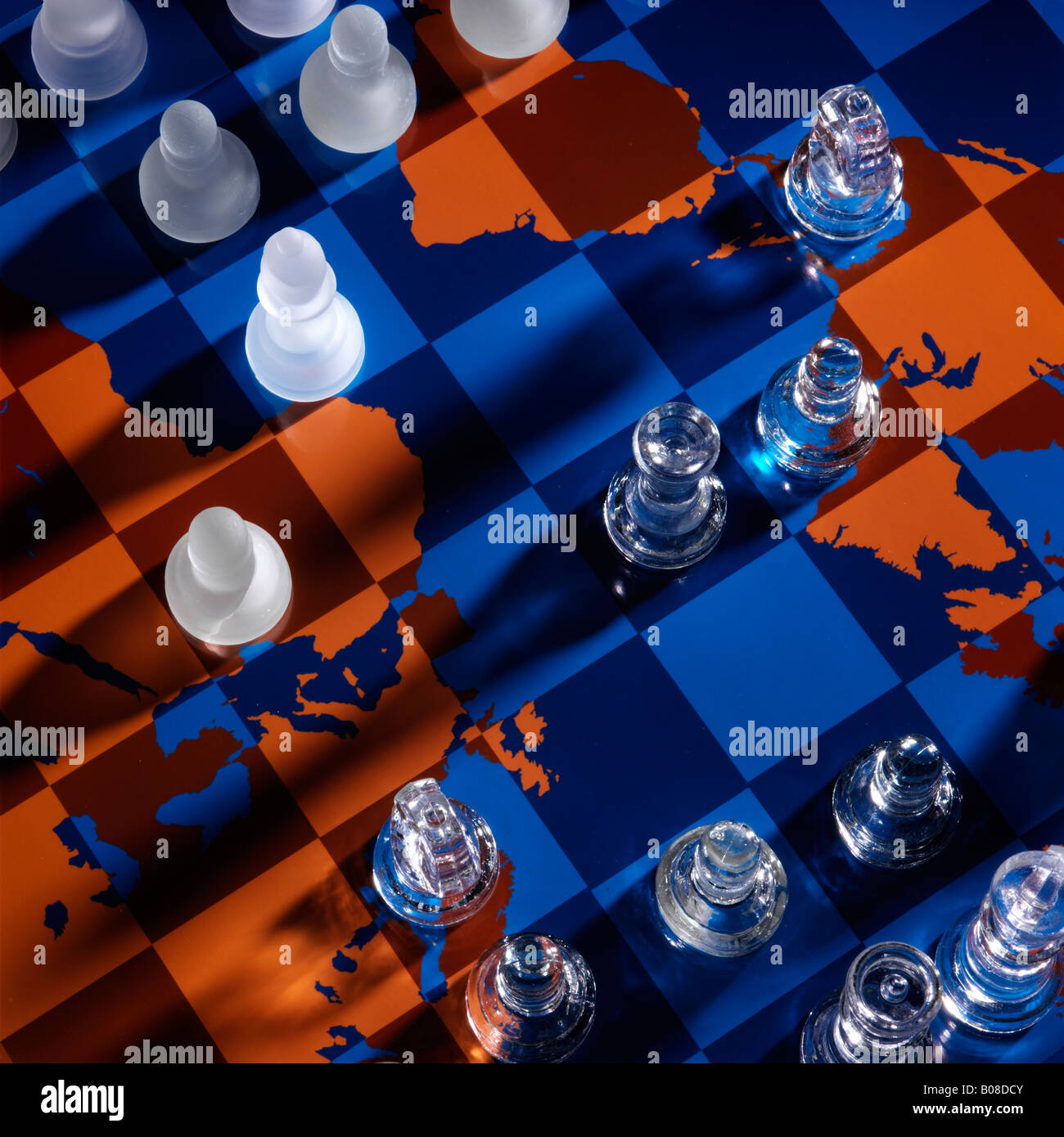 chess board shot in studio Stock Photo - Alamy