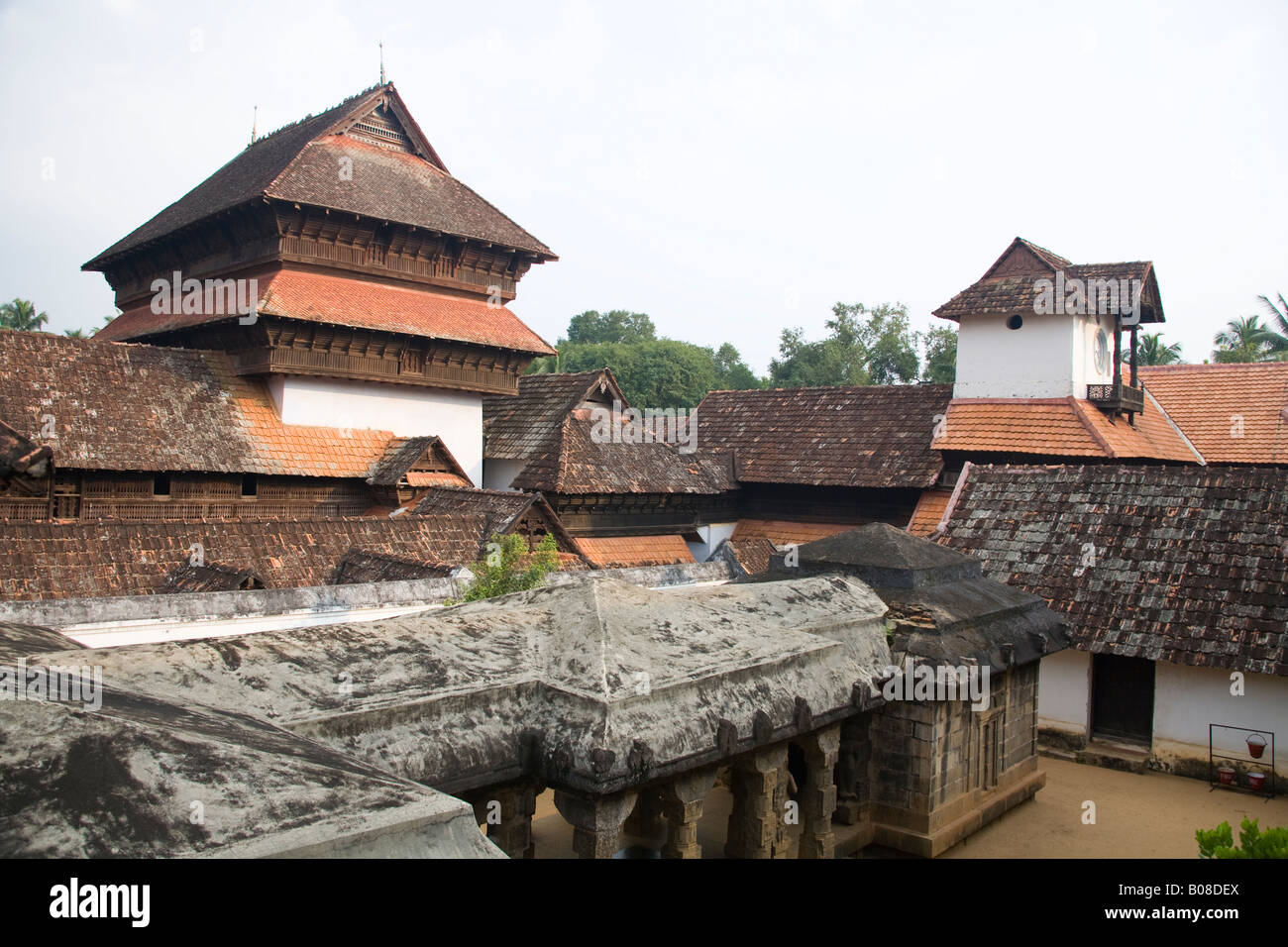 A building in Padmanabhapuram Palace, Padmanabhapuram, near Thuckalay ...