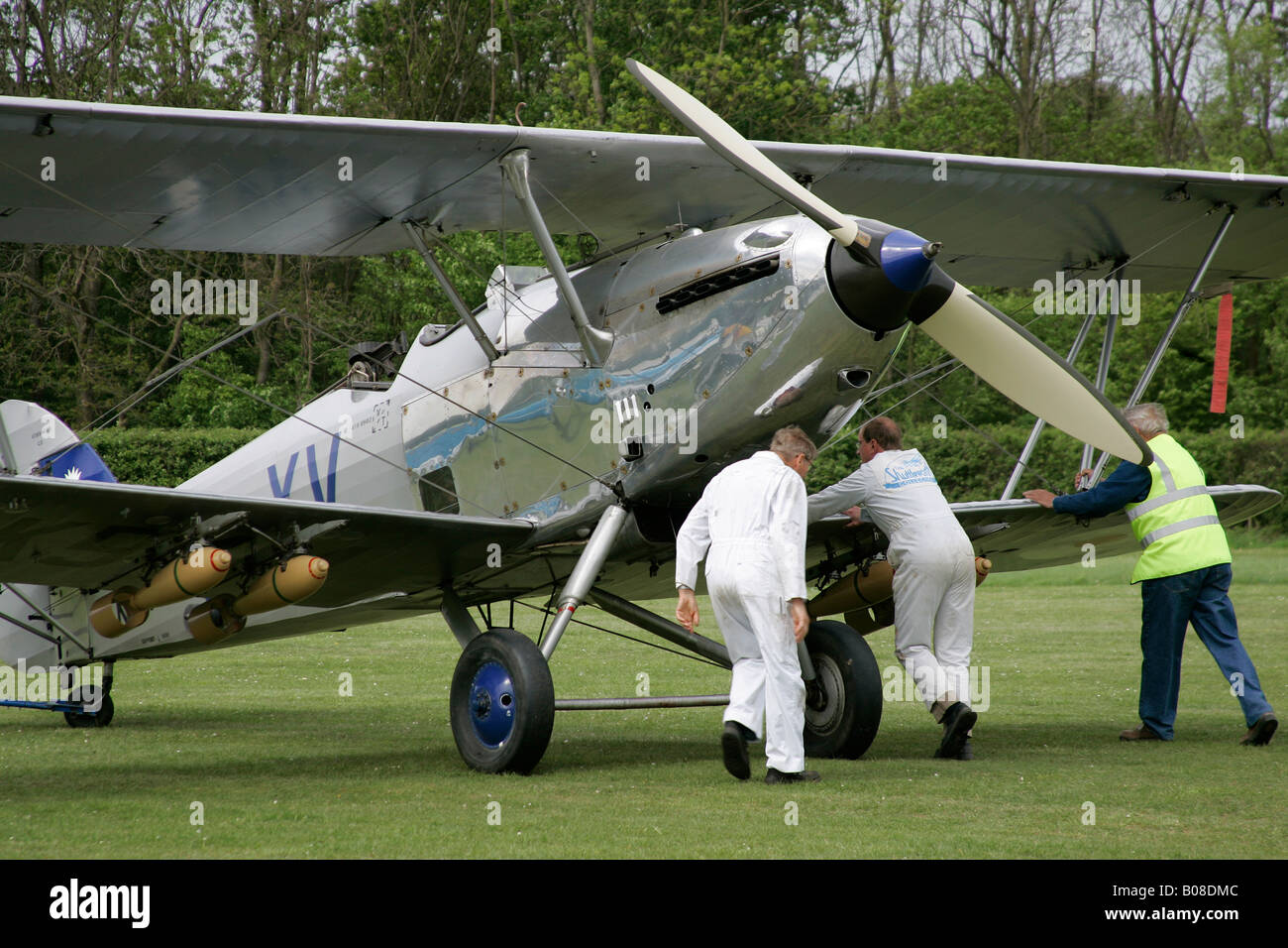 HAWKER HIND 1930'S FIGHTER AIRCRAFT Stock Photo - Alamy