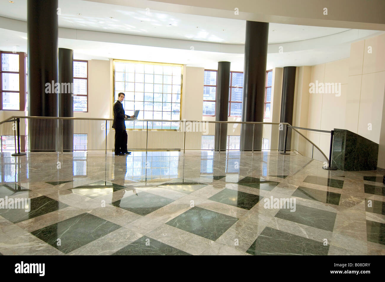 Man checking messages in laptop Stock Photo - Alamy