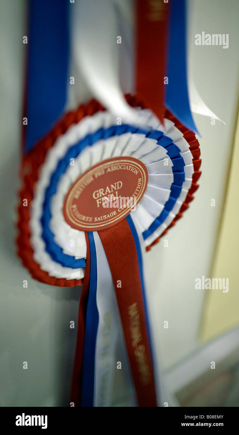 Red,white & blue rosette Stock Photo - Alamy