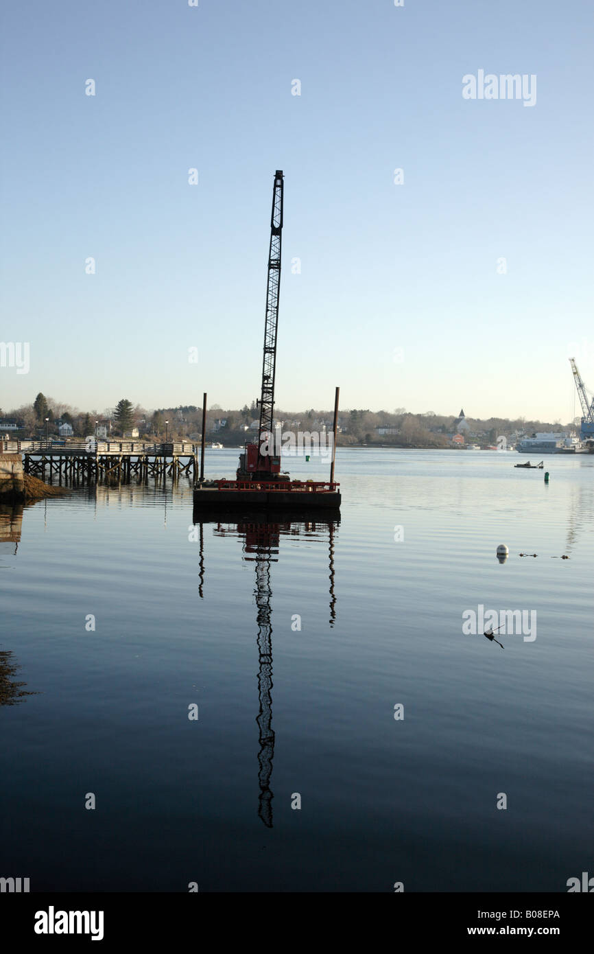 Portsmouth Harbor at sunrise from Pierce Island Located in Portsmouth ...