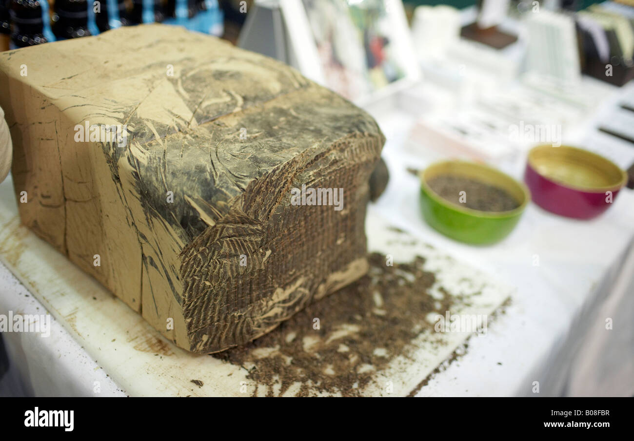 A large slab of pure solid chocolate Stock Photo - Alamy