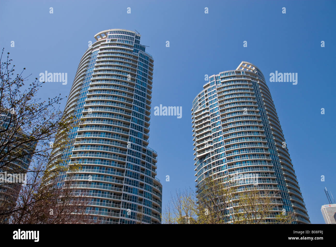 A row of Toronto condo building Stock Photo - Alamy