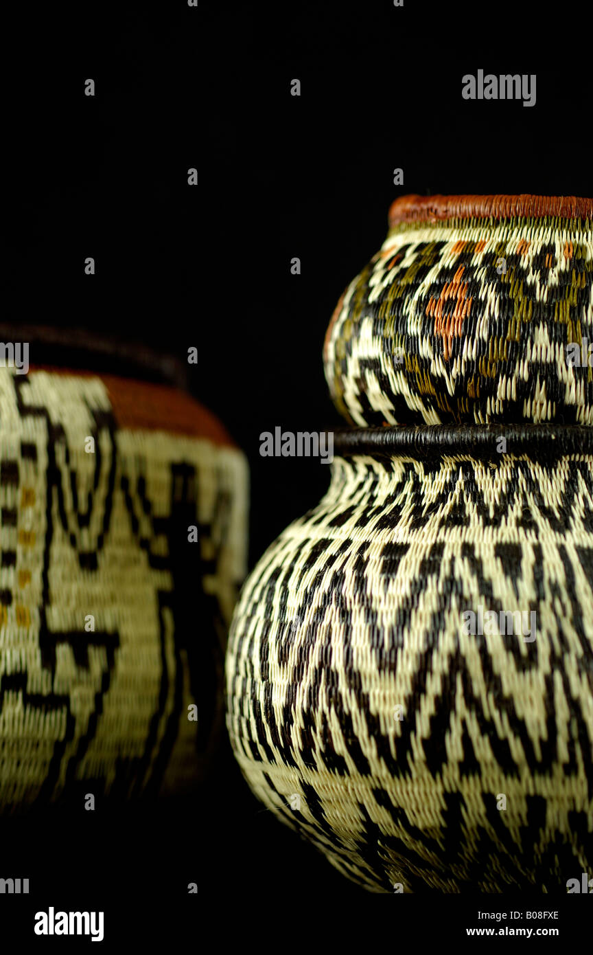 Latin America, Panama, Panamanian arts & crafts.Traditional Embera ...