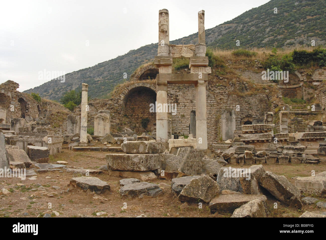 Ancient Ruins at ephesus Turkey Stock Photo - Alamy