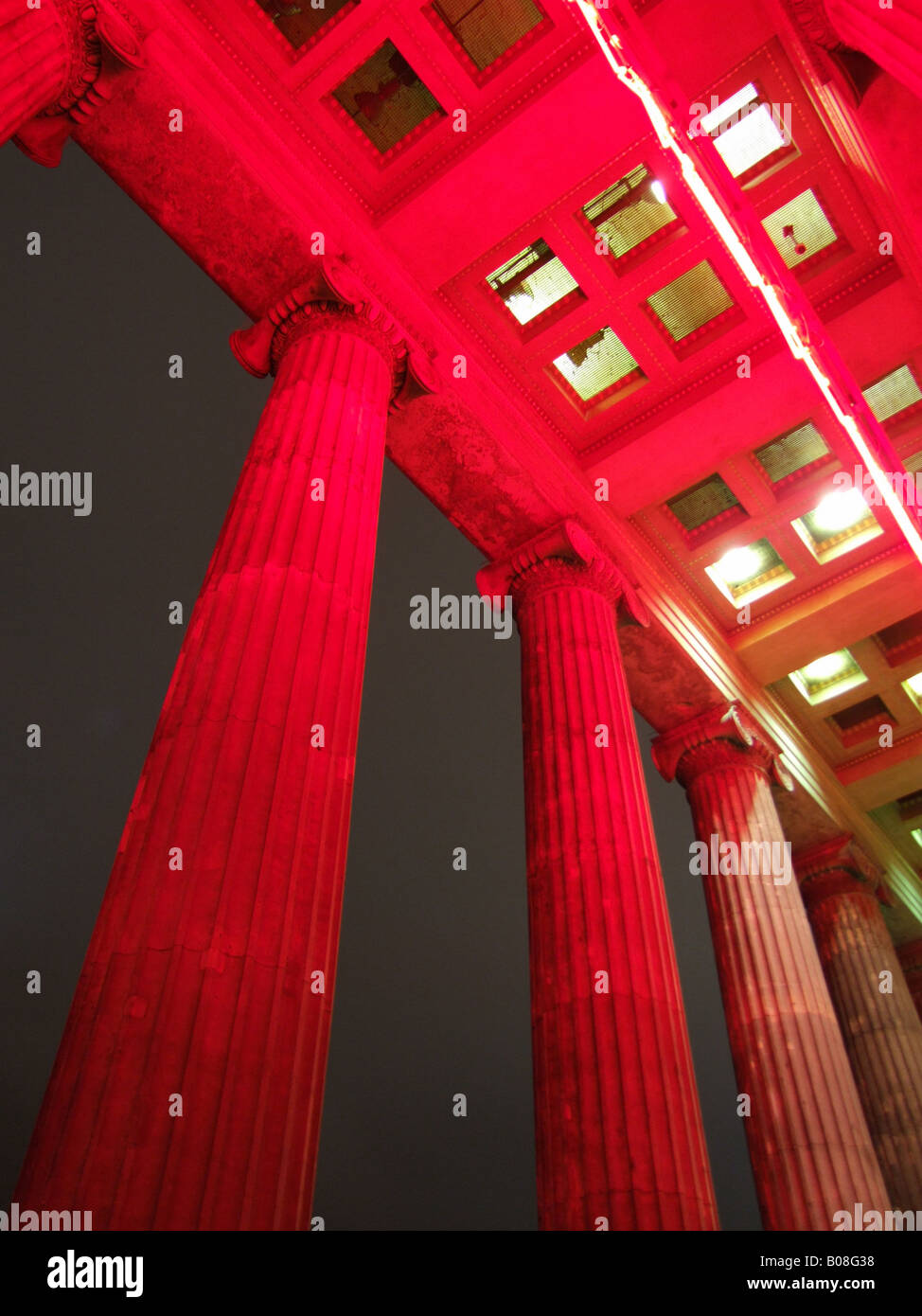 night colonnade at old altes museum, berlin Stock Photo - Alamy