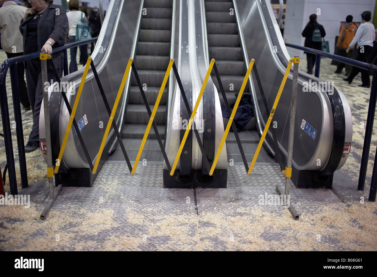 A moving staircase or escalator Stock Photo - Alamy