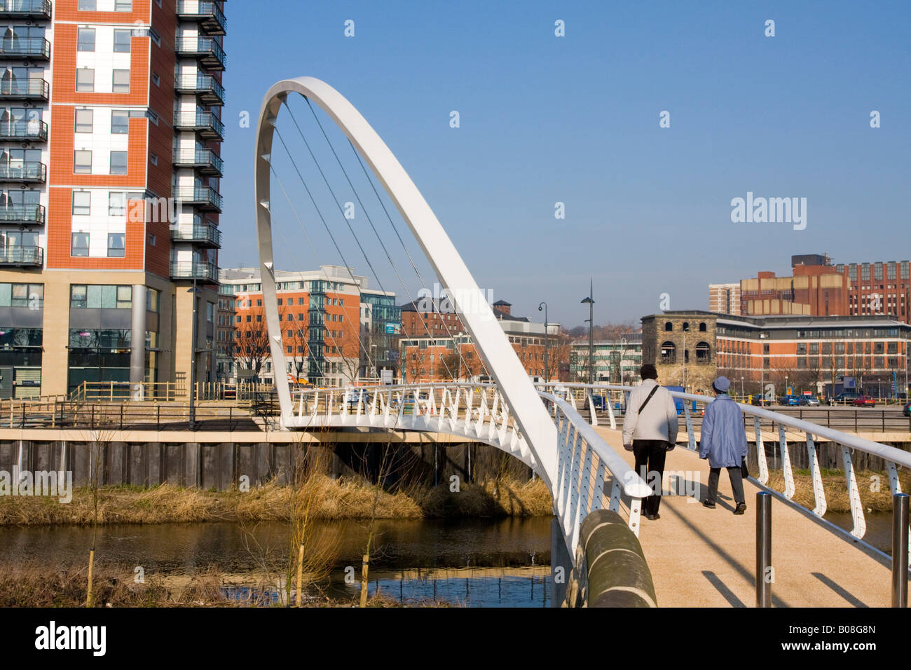 Bridge by Whitehall Waterfront Leeds UK Stock Photo: 17398773 - Alamy