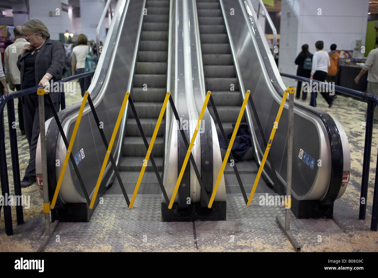 A moving staircase or escalator Stock Photo - Alamy