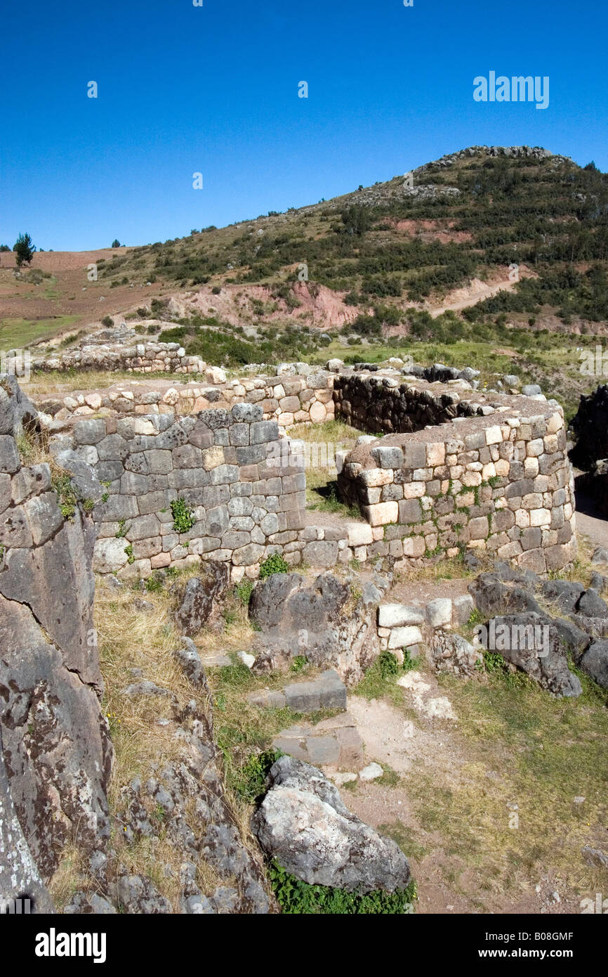 South America - Peru. The Inca ruin of Puca Pucara near Cusco Peru ...