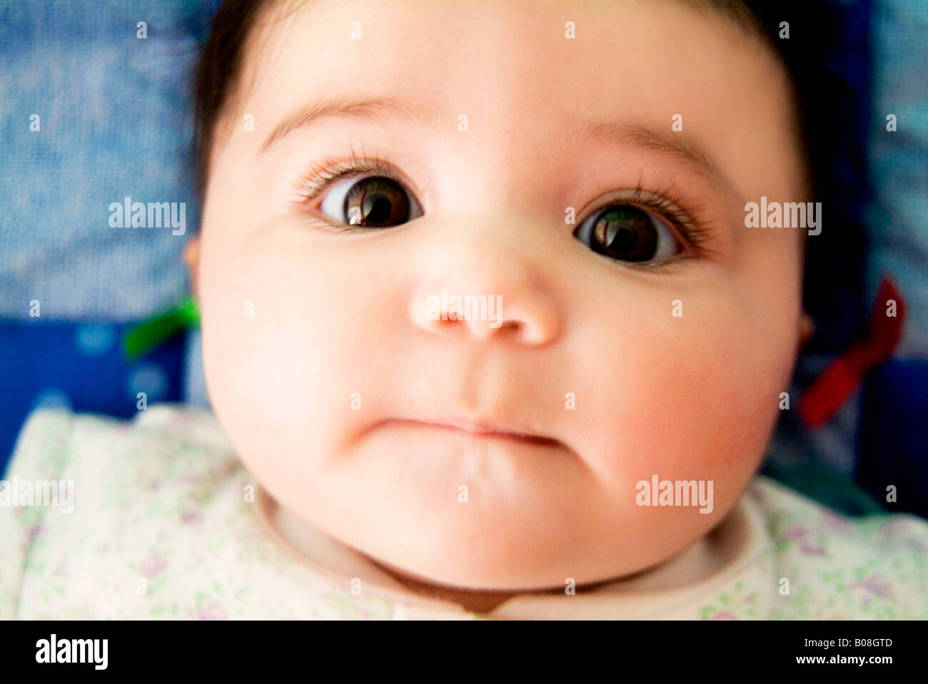 Close up of baby s face Stock Photo - Alamy