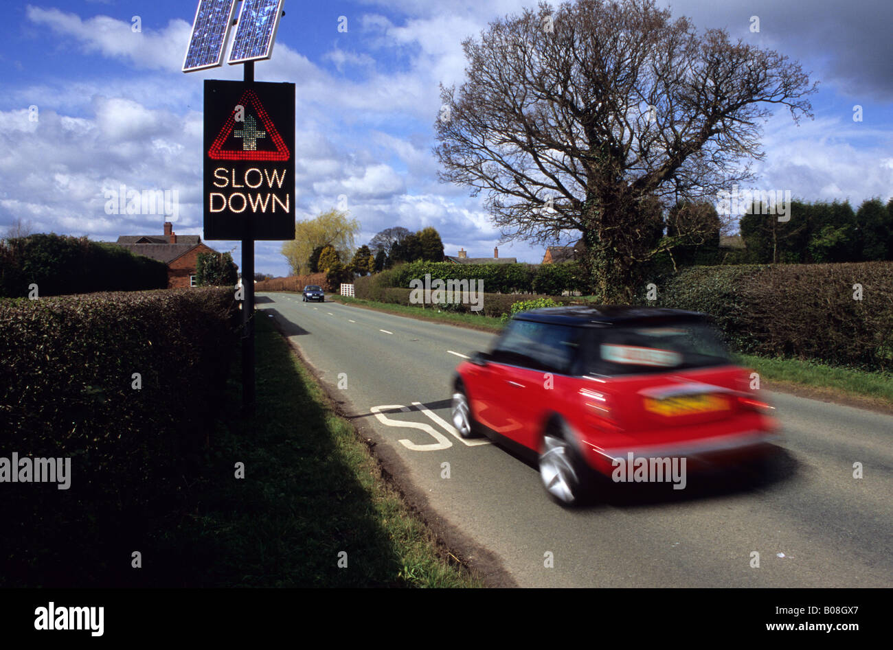 Fast lane road sign hi-res stock photography and images - Alamy