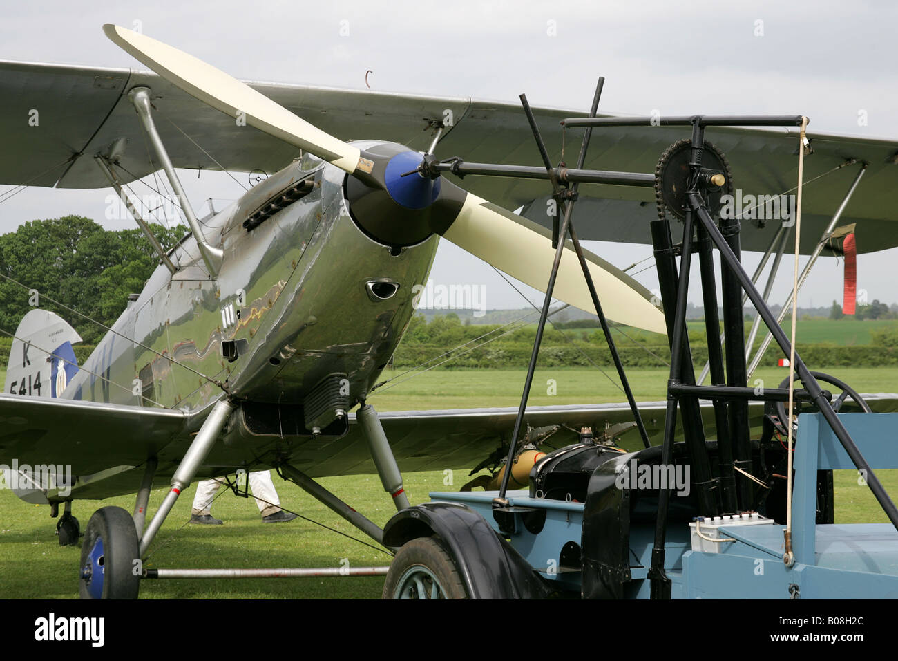 HAWKER HIND 1930'S FIGHTER AIRCRAFT Stock Photo - Alamy
