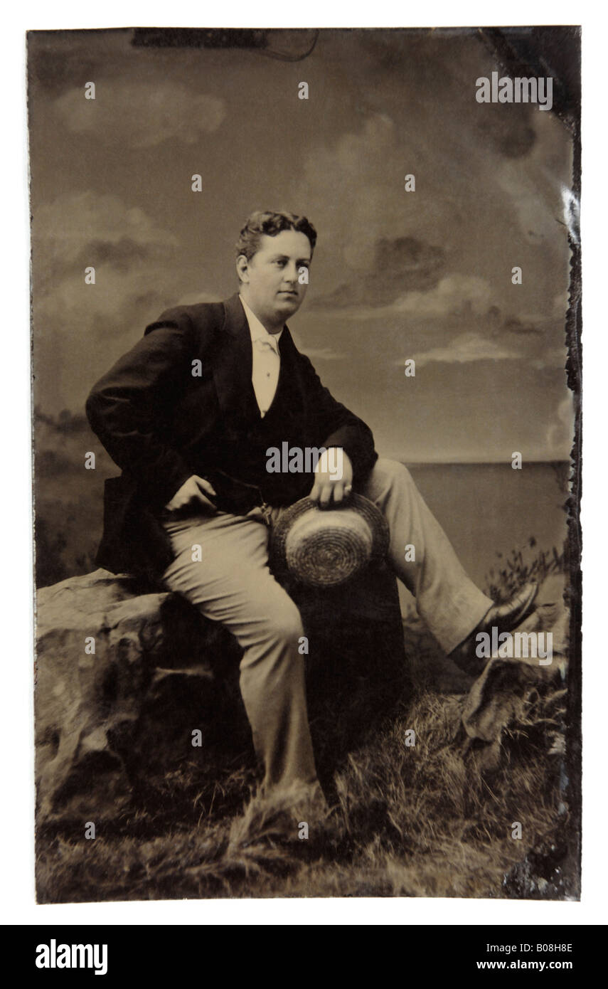 Vintage 1800s portrait photo young hi-res stock photography and images ...