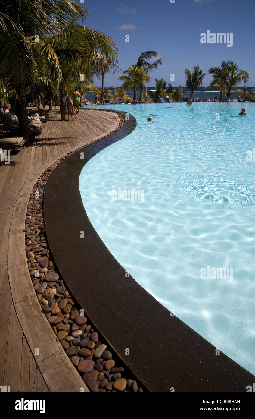 Pool at Le Victoria Hotel Mauritius Stock Photo - Alamy