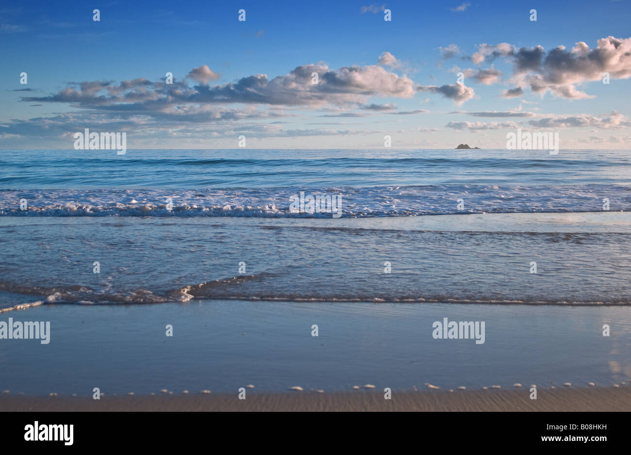beautiful tropical beach in the morning Stock Photo - Alamy