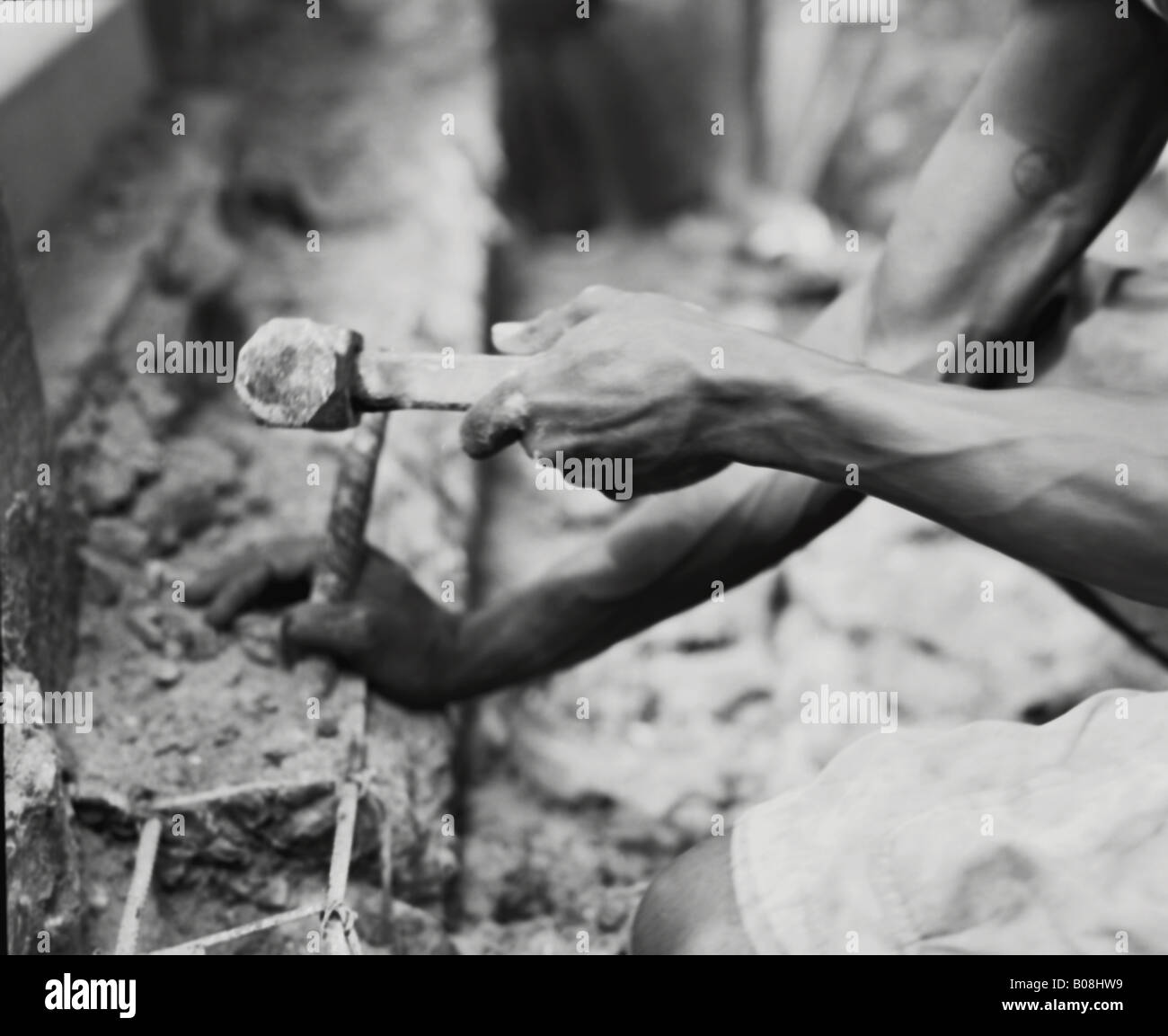 Manual hard work Black and White Stock Photos & Images - Alamy