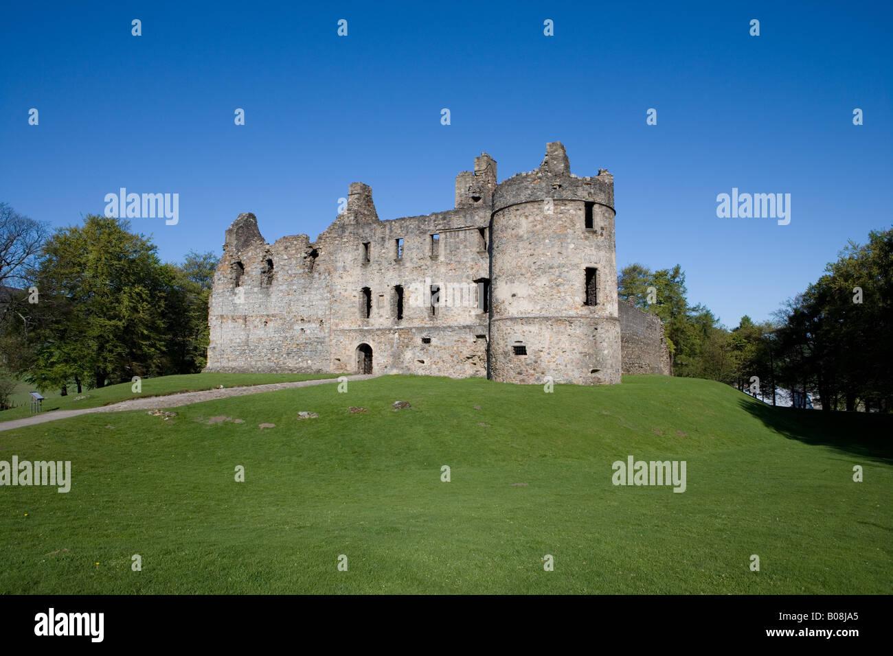 Balvenie Castle, Dufftown, Glen Fiddich, Moray, Scotland UK Stock Photo ...