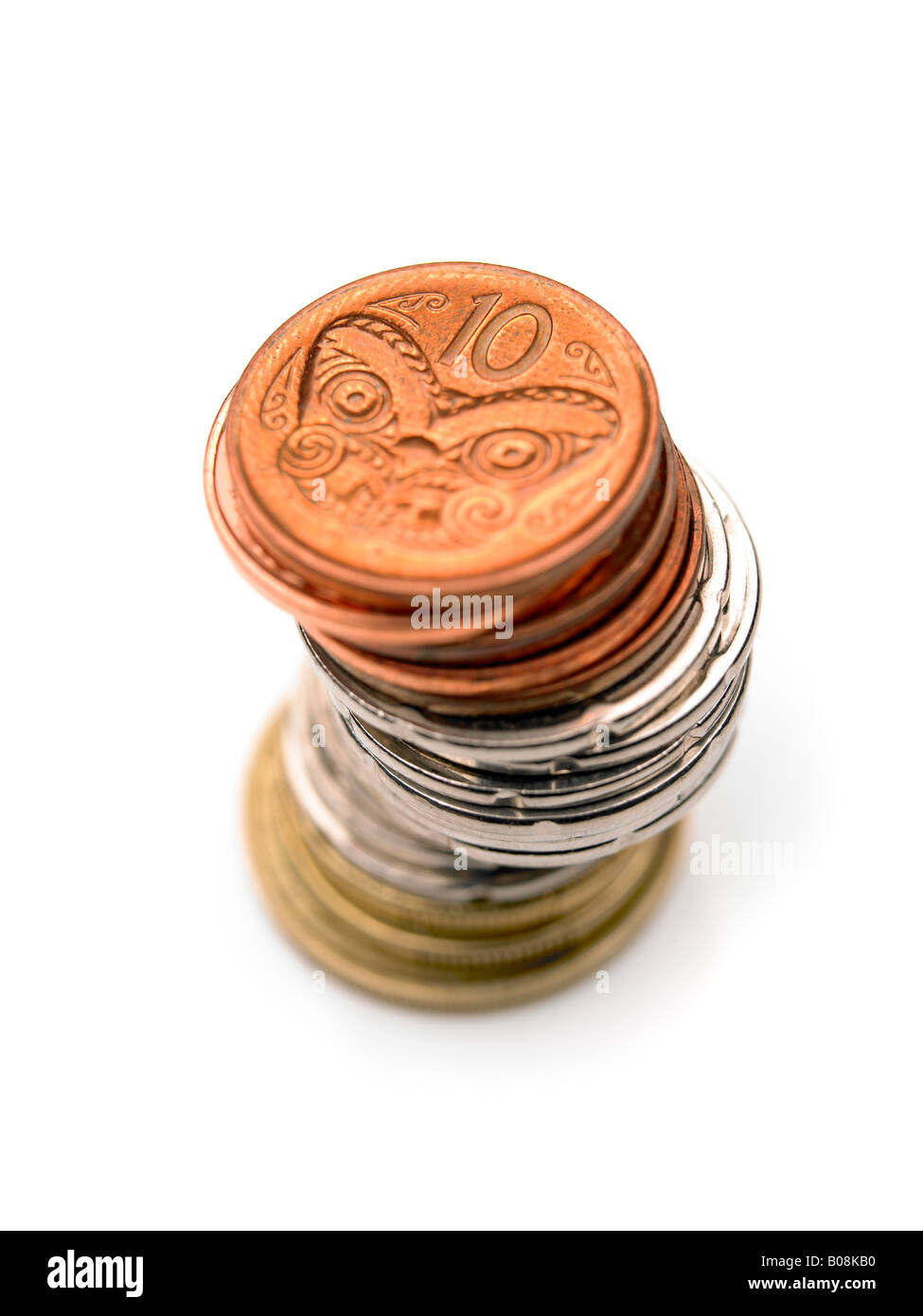 stack of new zealand coins Stock Photo - Alamy