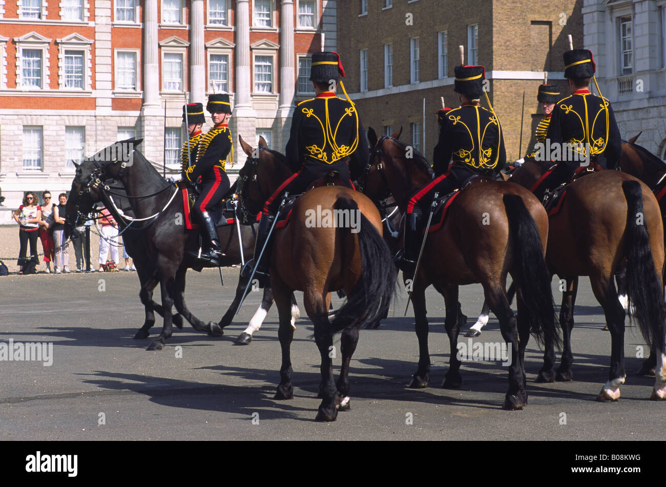 The King's Troop, Royal Horse Artillery Stock Photo - Alamy