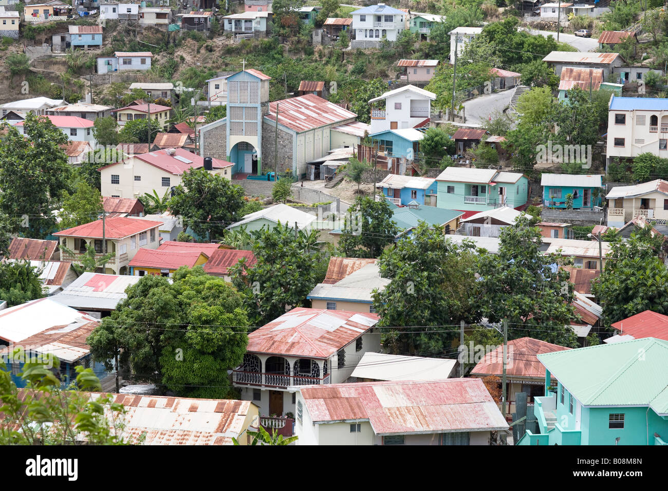 Canaries, St Lucia, West Indies Stock Photo - Alamy