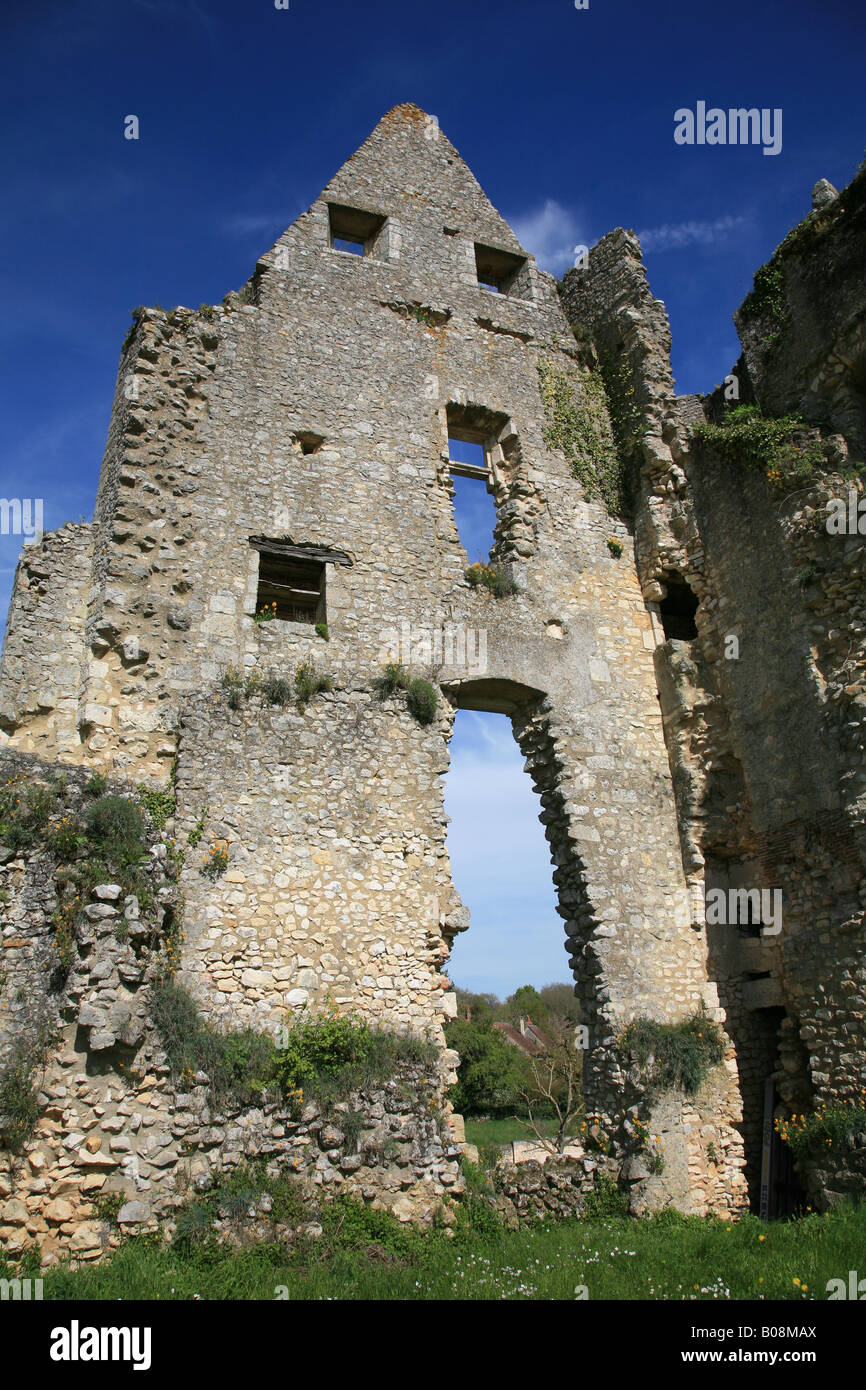 Angles sur L'Anglin the beautiful medieval village in Vienne, Poitou ...