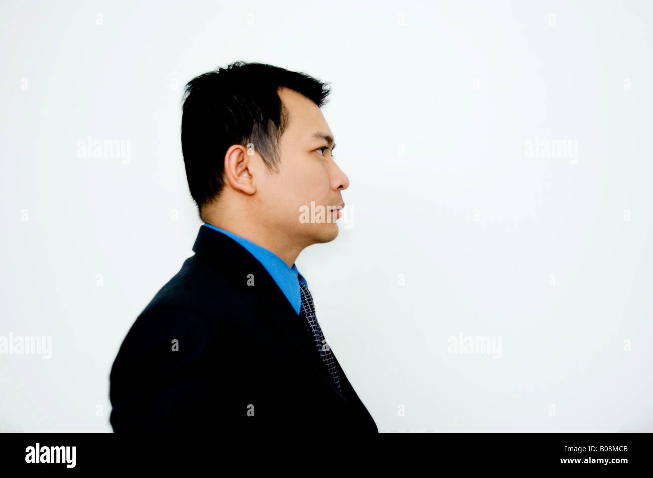 Profile of businessman Stock Photo - Alamy