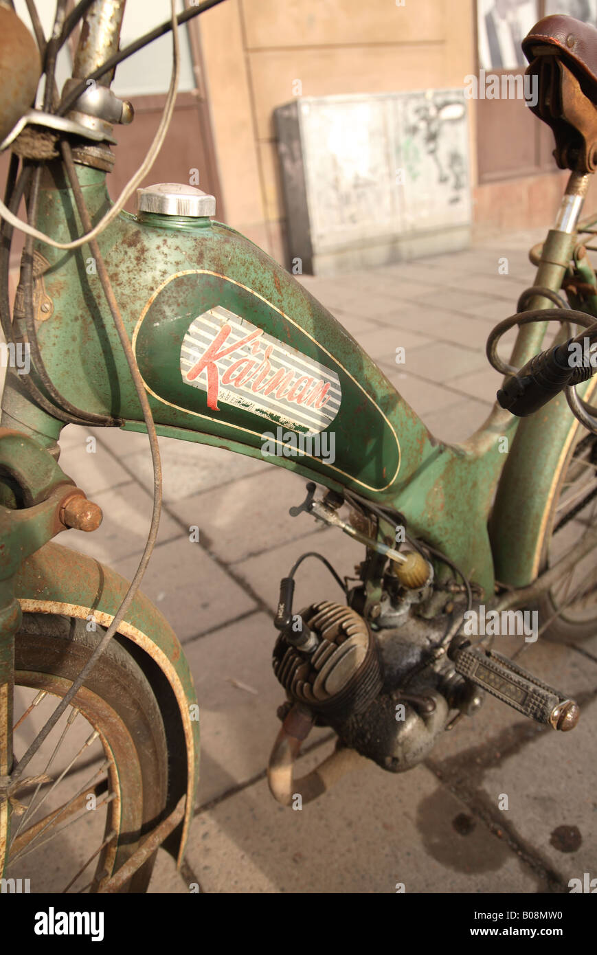 old moped stockholm Stock Photo - Alamy