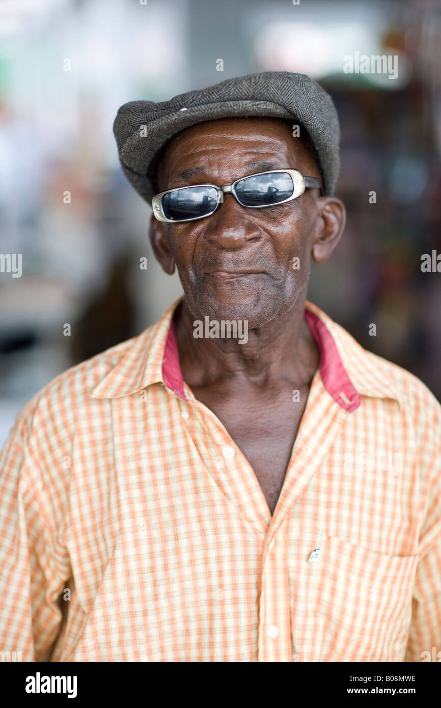 Caribbean local man Stock Photo - Alamy