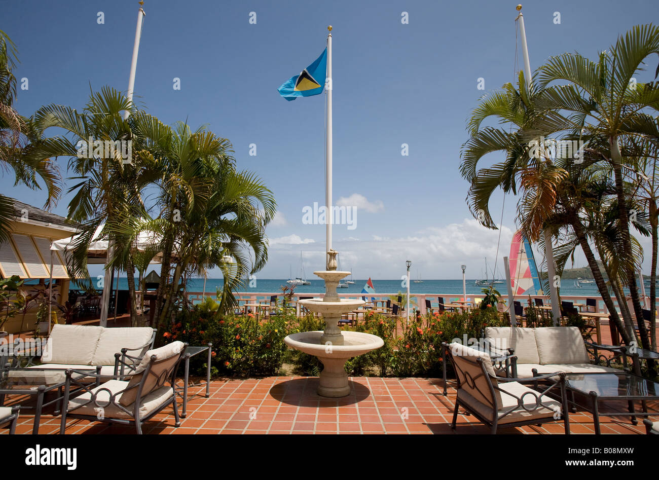 Reduit Beach, Rodney Bay, St Lucia Stock Photo - Alamy