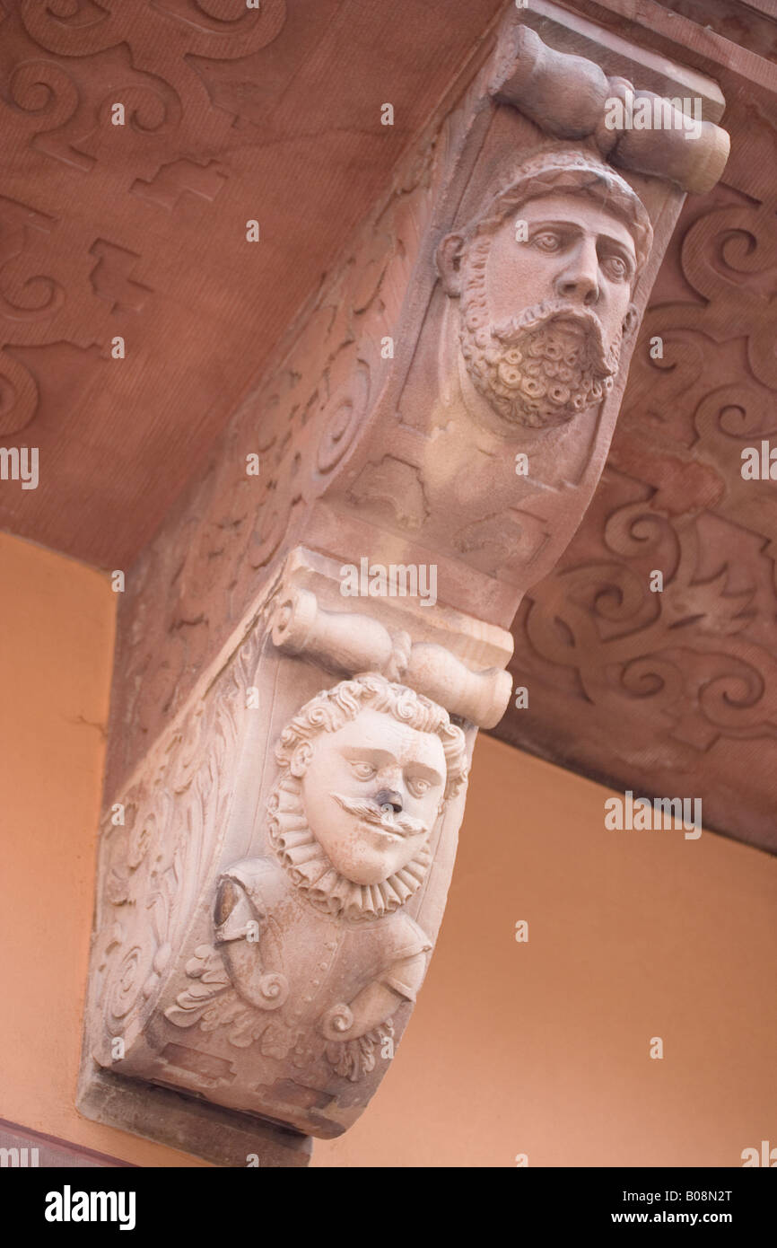 Detail of an alsatian architecture Stock Photo - Alamy