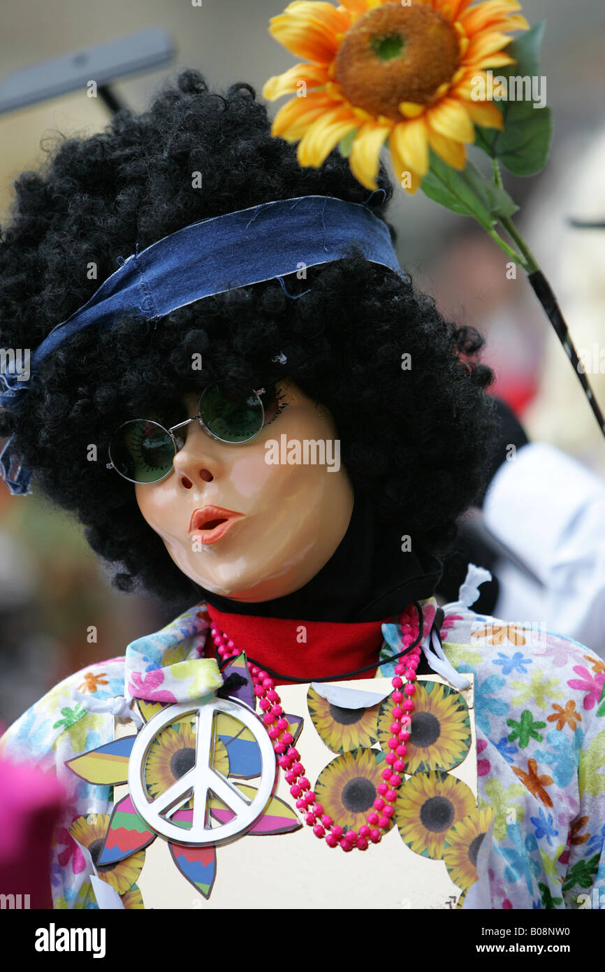 TRADITIONAL CARNIVAL MASK AT LIMOUX 'FECOS' SOUTH-WEST FRANCE Stock ...
