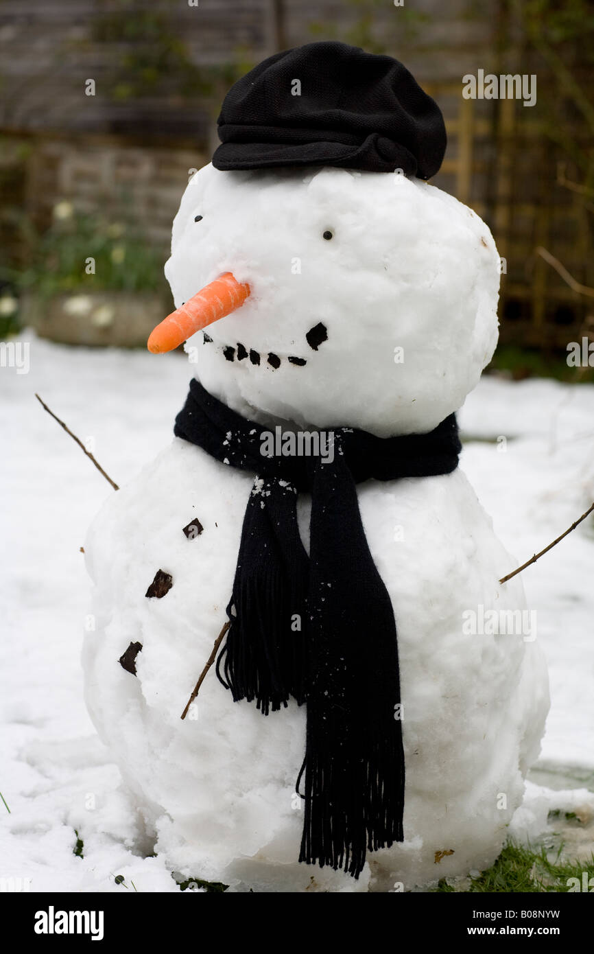Snowman garden hi-res stock photography and images - Alamy