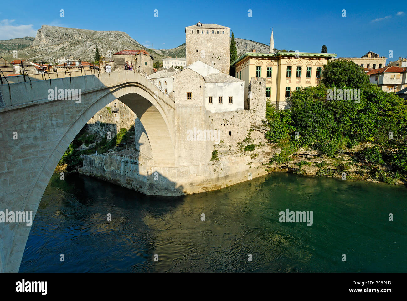 Historic centre of Mostar on the Neretva River, UNESCO World Heritage ...
