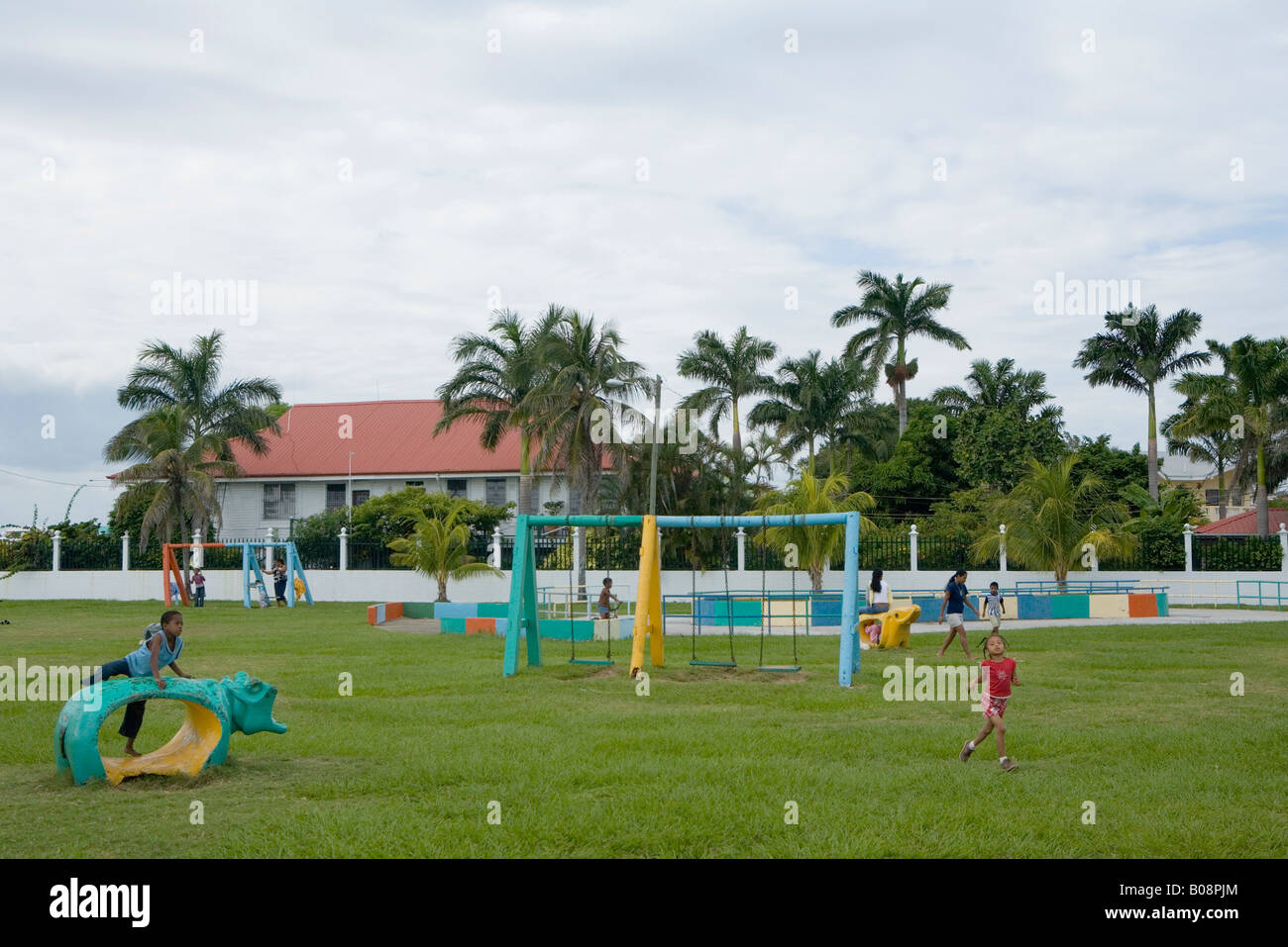 School belize city belize central hi-res stock photography and images ...