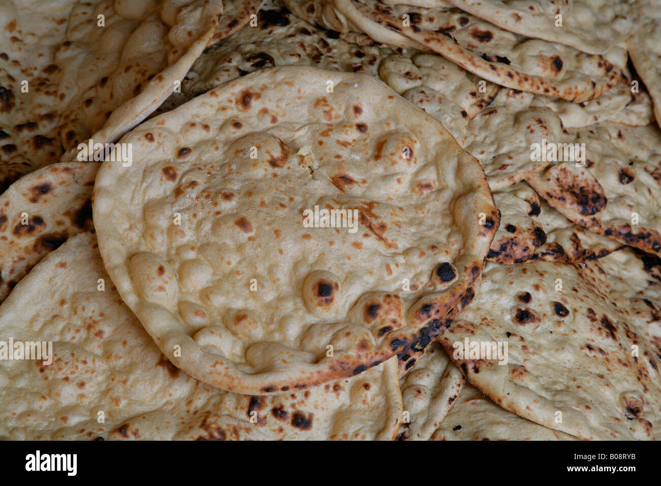 Naan bread, Bareilly, Uttar Pradesh, India, Asia Stock Photo - Alamy