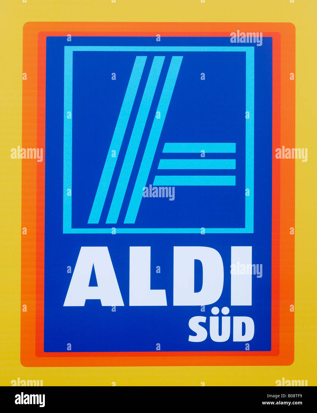 Logo for Aldi Sued (Aldi South Stock Photo - Alamy