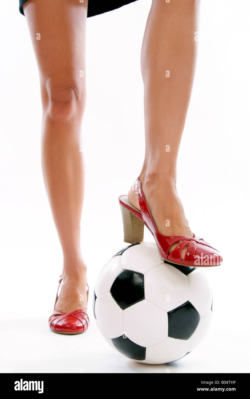 High heel football hi-res stock photography and images - Alamy