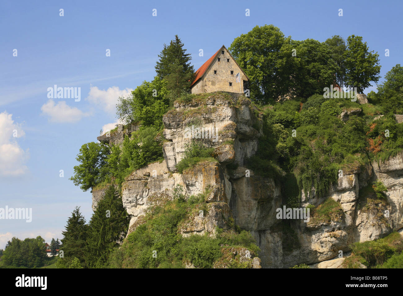 Pottenstein castle, Germany, Bavaria, Franken, Franconia Stock Photo ...